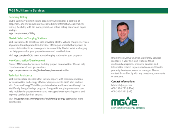 Madison Gas & Electric - Apartment Association of South Central Wisconsin